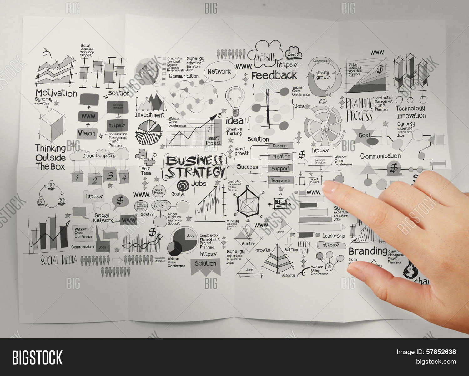 Hand Pointing Business Image & Photo (Free Trial) | Bigstock