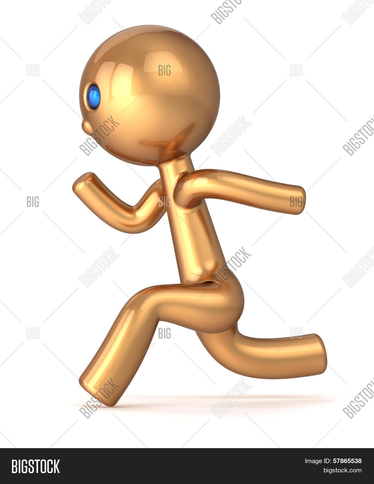 Running Man Pursuit Image & Photo (Free Trial) | Bigstock