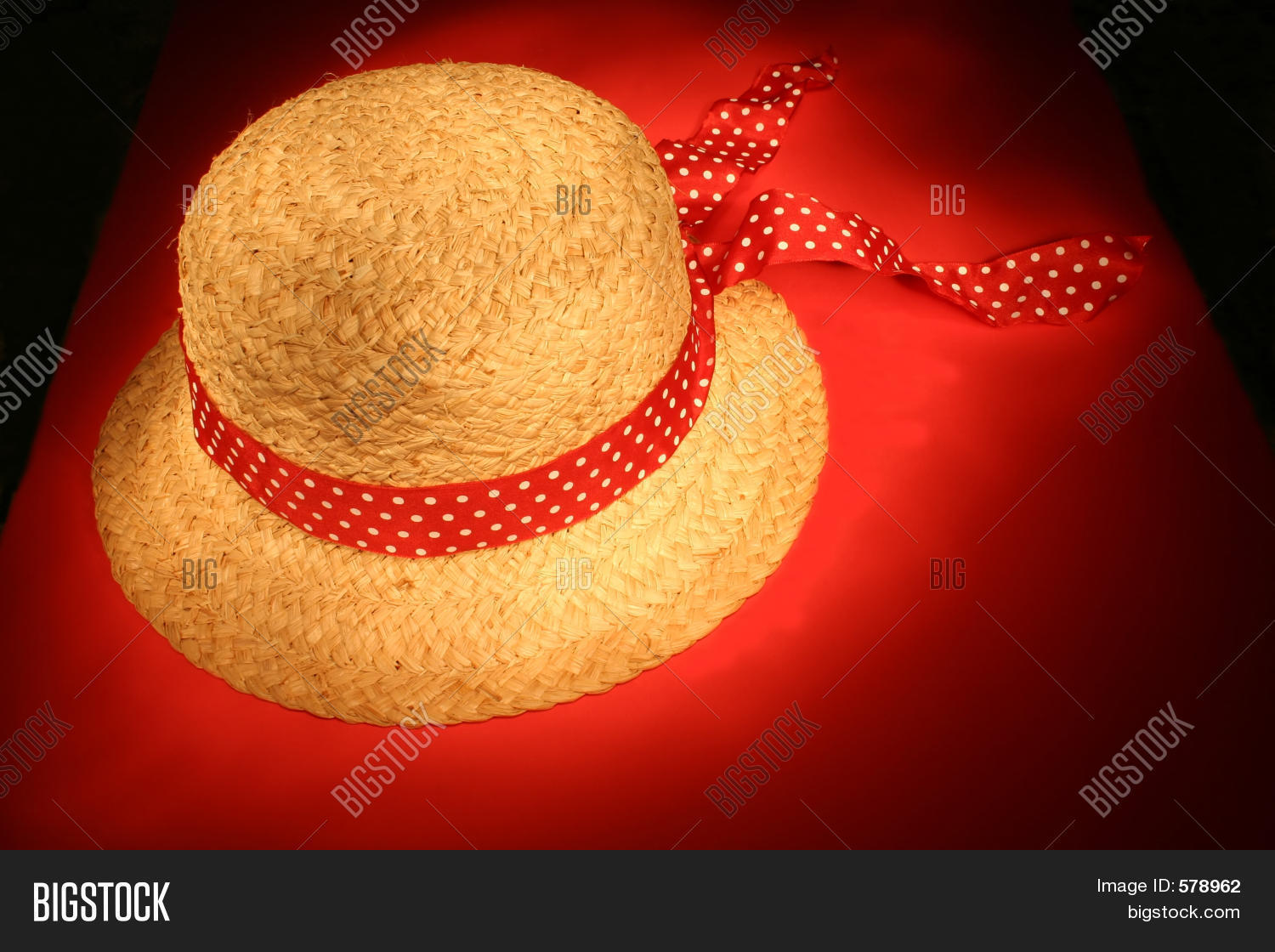 Straw Hat Ribbon Image & Photo (Free Trial) | Bigstock