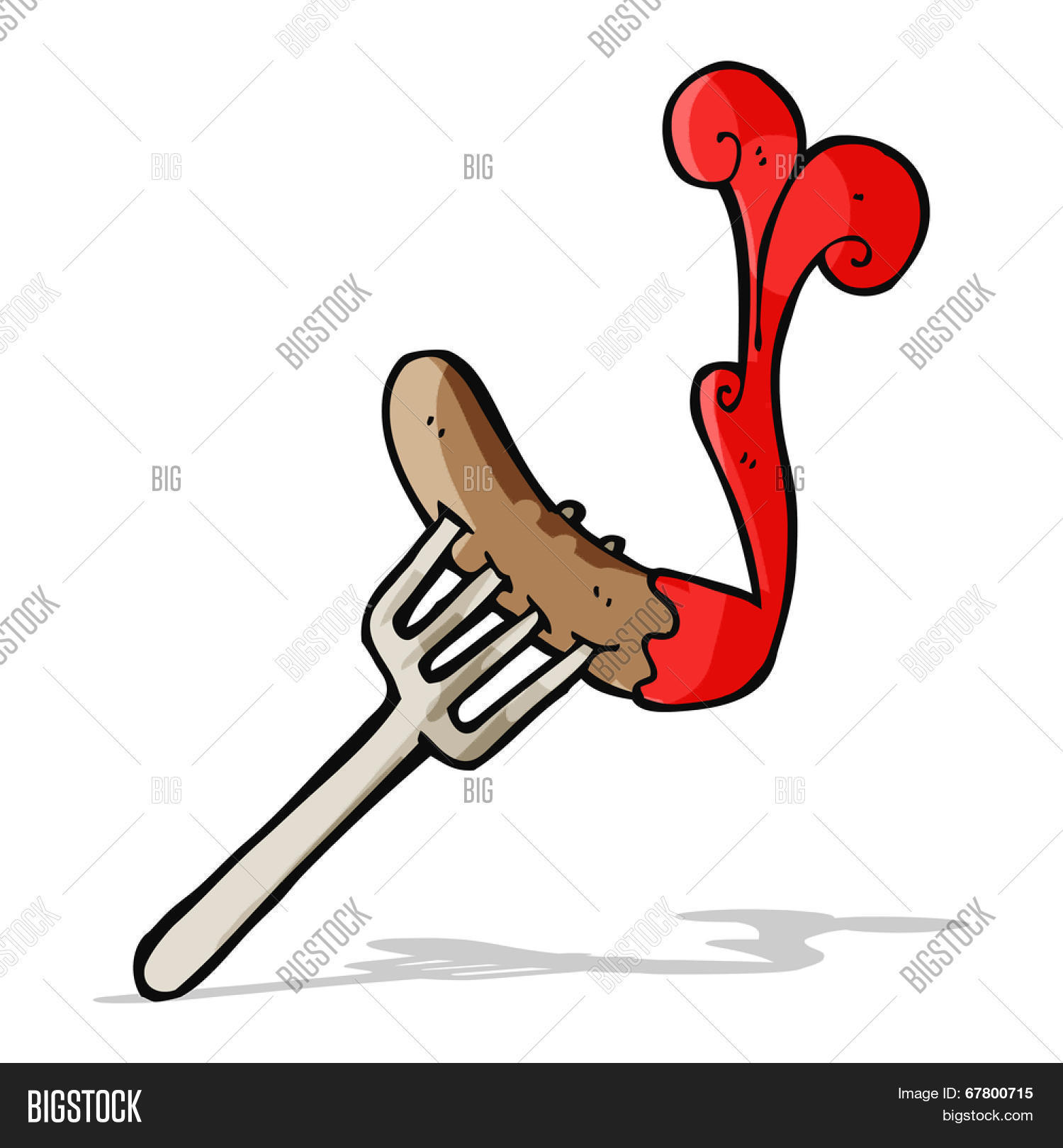 Cartoon Hotdog Vector & Photo (Free Trial) | Bigstock