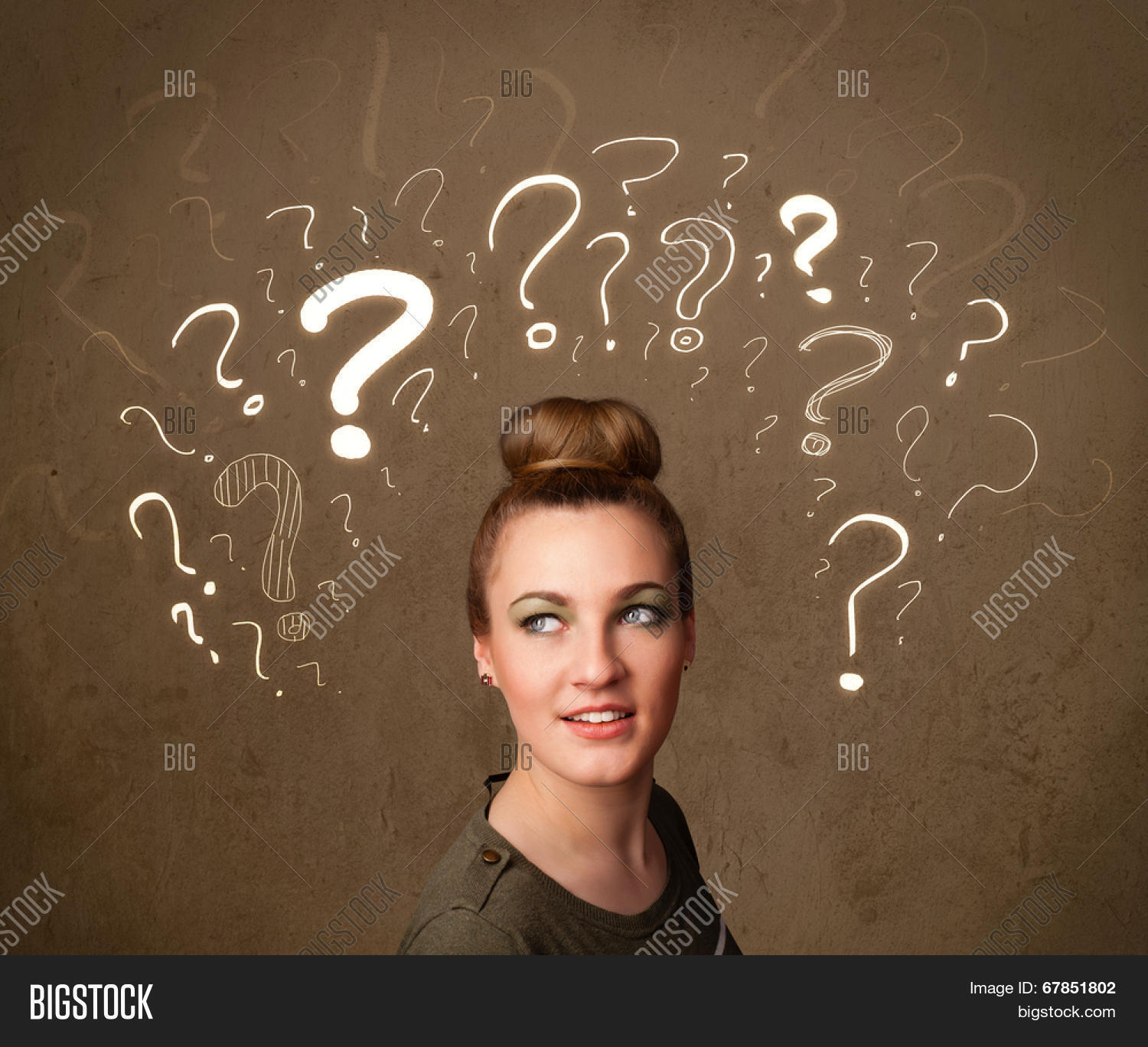 Teenage Girl Question Image & Photo (Free Trial) | Bigstock