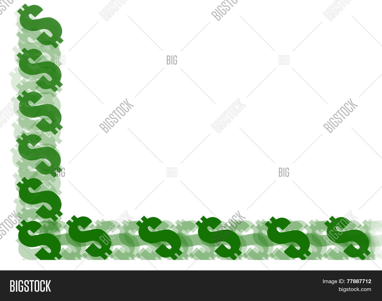 Dollar Sign Border Image & Photo (Free Trial) | Bigstock