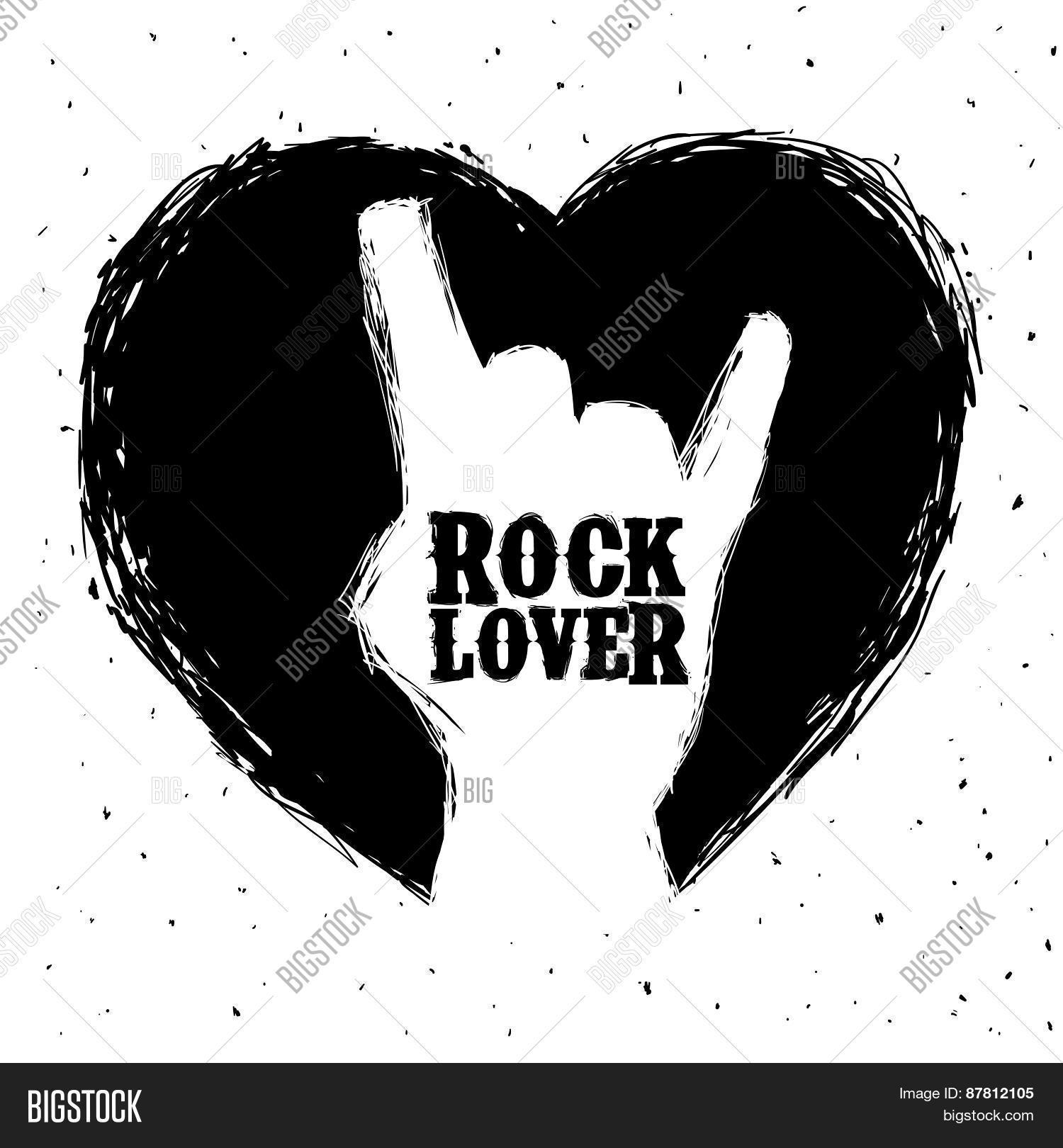 Hard Rock Design Vector & Photo (Free Trial) | Bigstock