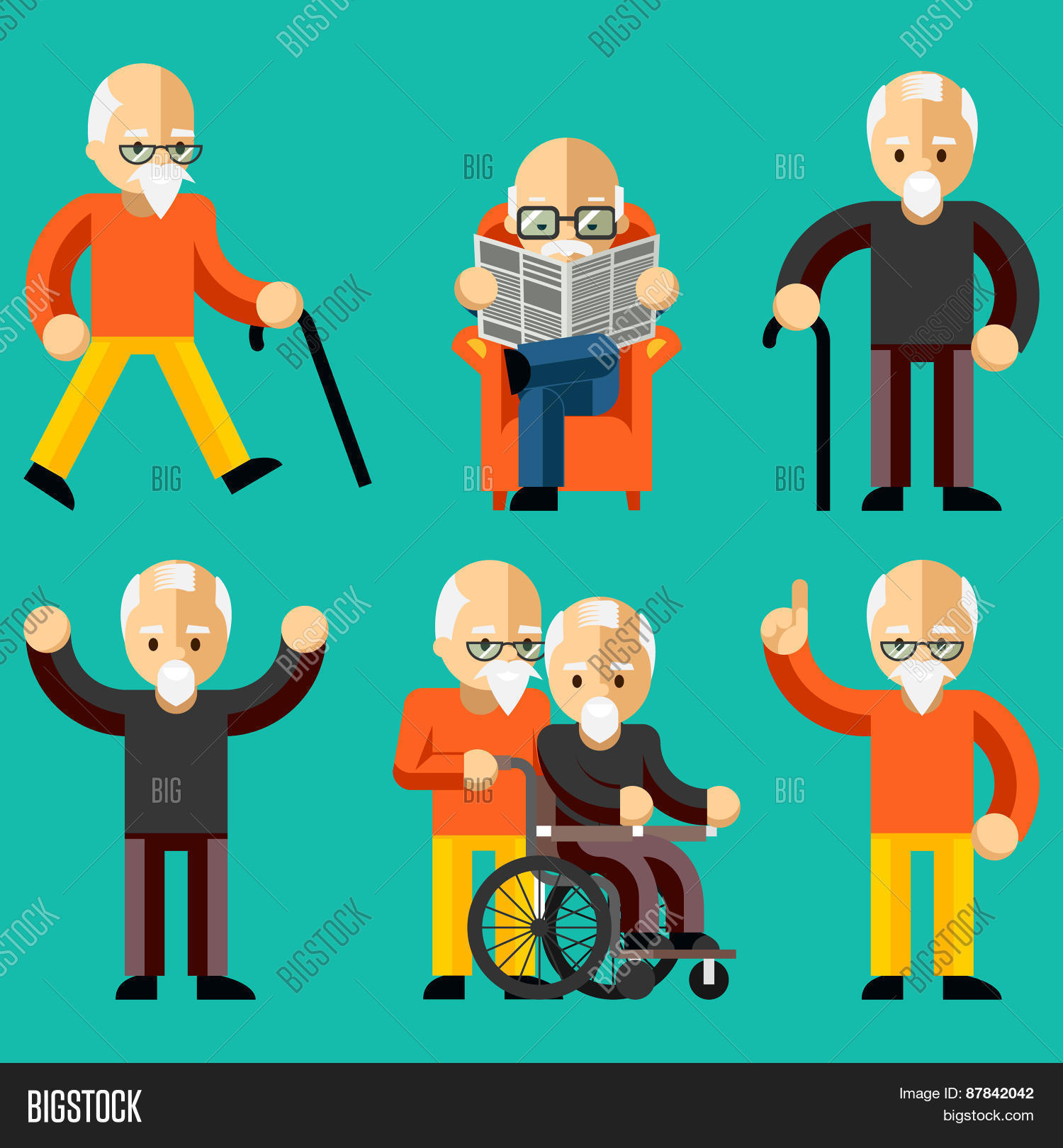 Older People. Elderly Vector & Photo (Free Trial) | Bigstock