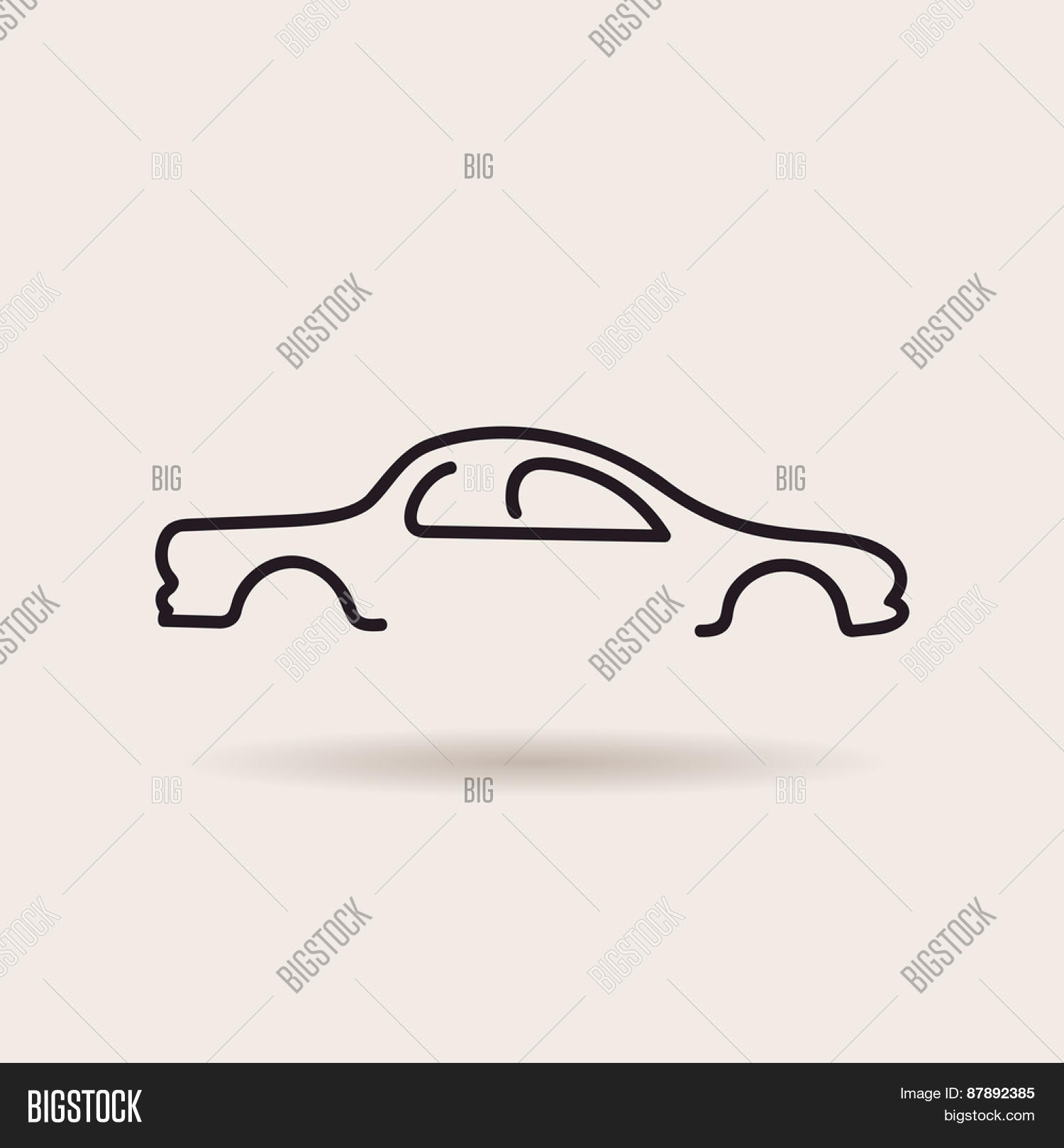 Car Logos. Contour Vector & Photo (Free Trial) | Bigstock
