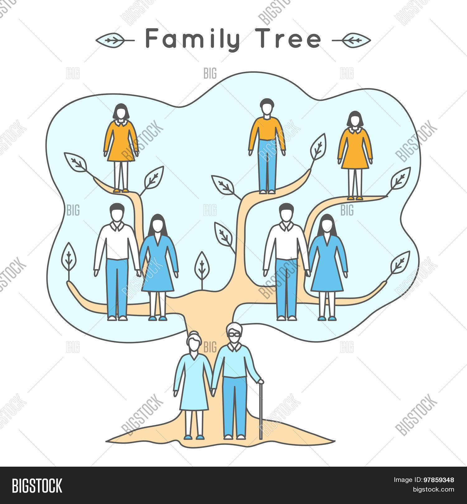 Flat Icons. Family Vector & Photo (Free Trial) | Bigstock