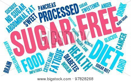Sugar Free Word Cloud Image & Photo (Free Trial) | Bigstock