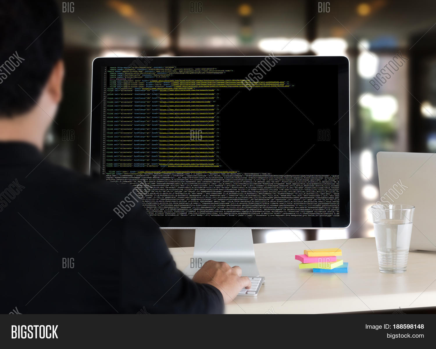 Code Focus On Image & Photo (Free Trial) | Bigstock