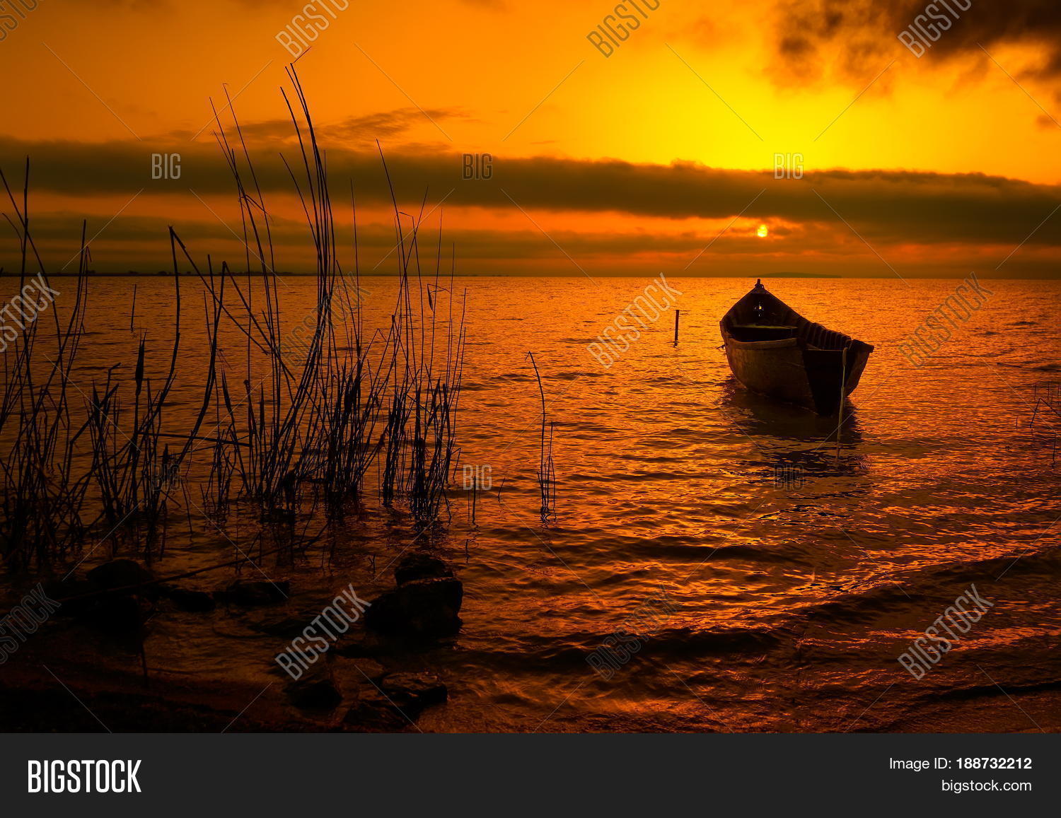 Beautiful Sunset Over Image & Photo (Free Trial) | Bigstock