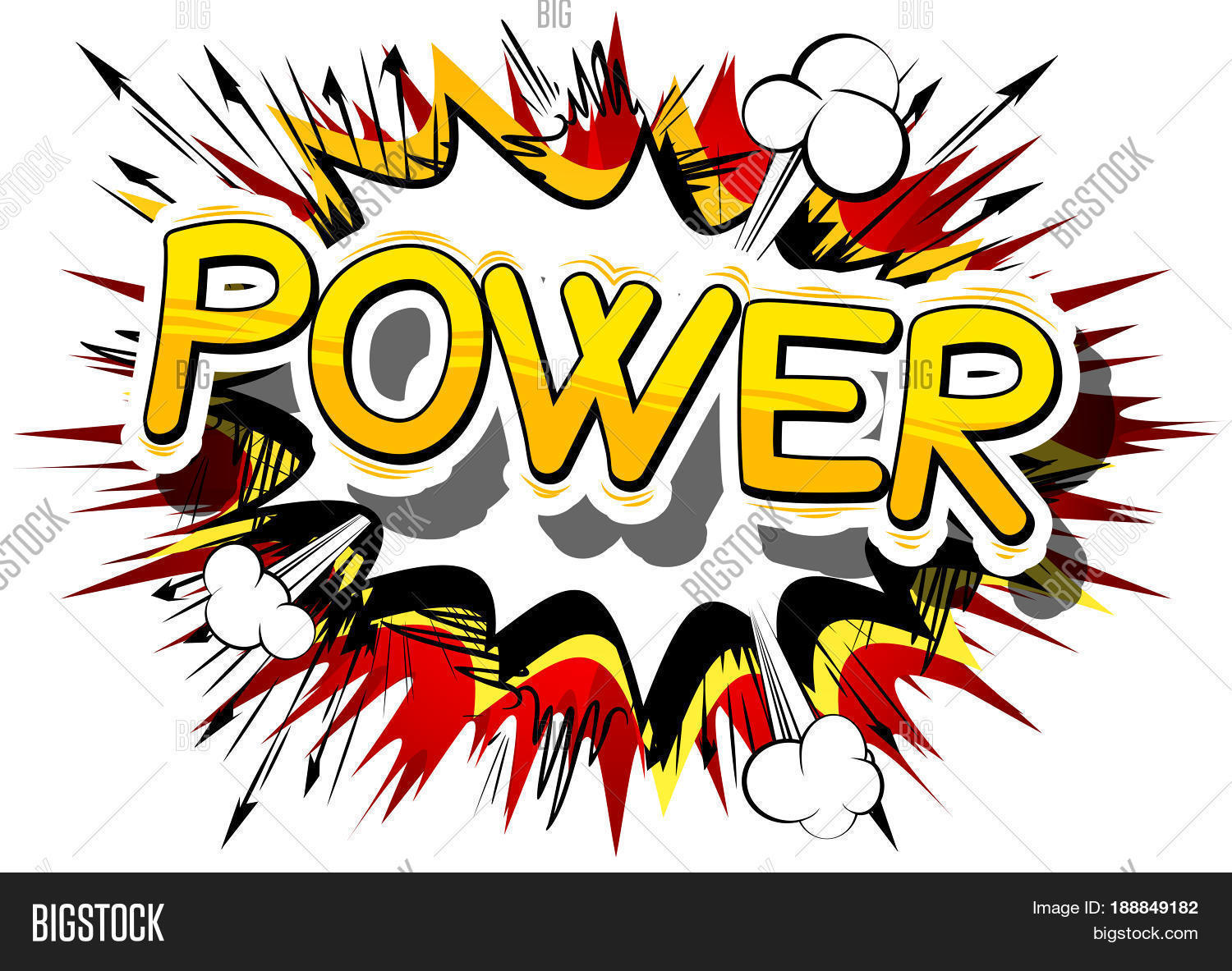 Power - Comic Book Image & Photo (Free Trial) | Bigstock