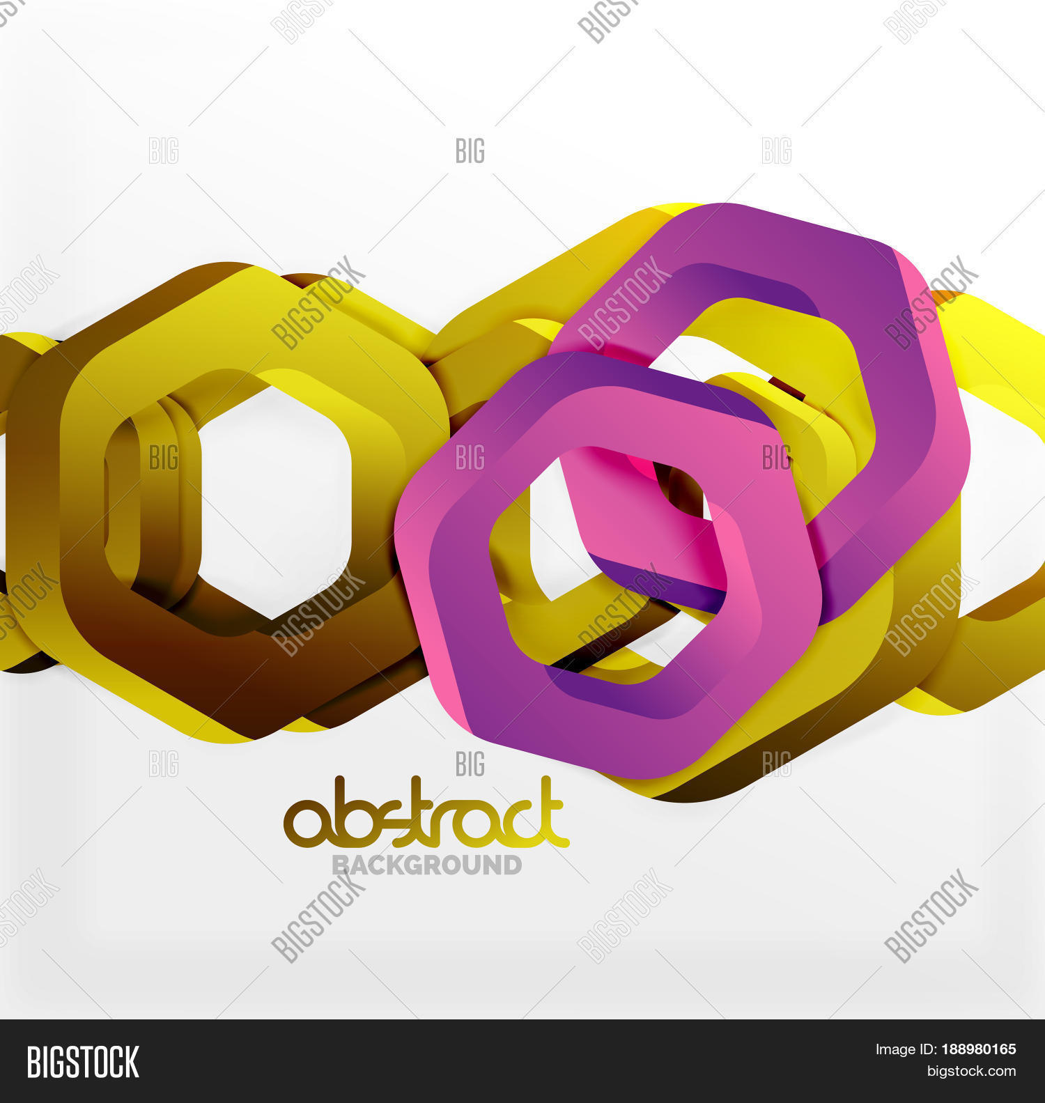 Overlapping Hexagons Image & Photo (Free Trial) | Bigstock