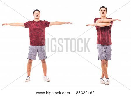 Cross Jacks. Young Man Image & Photo (Free Trial) | Bigstock