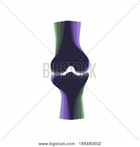 Knee Joint Sign. Vector & Photo (Free Trial) | Bigstock