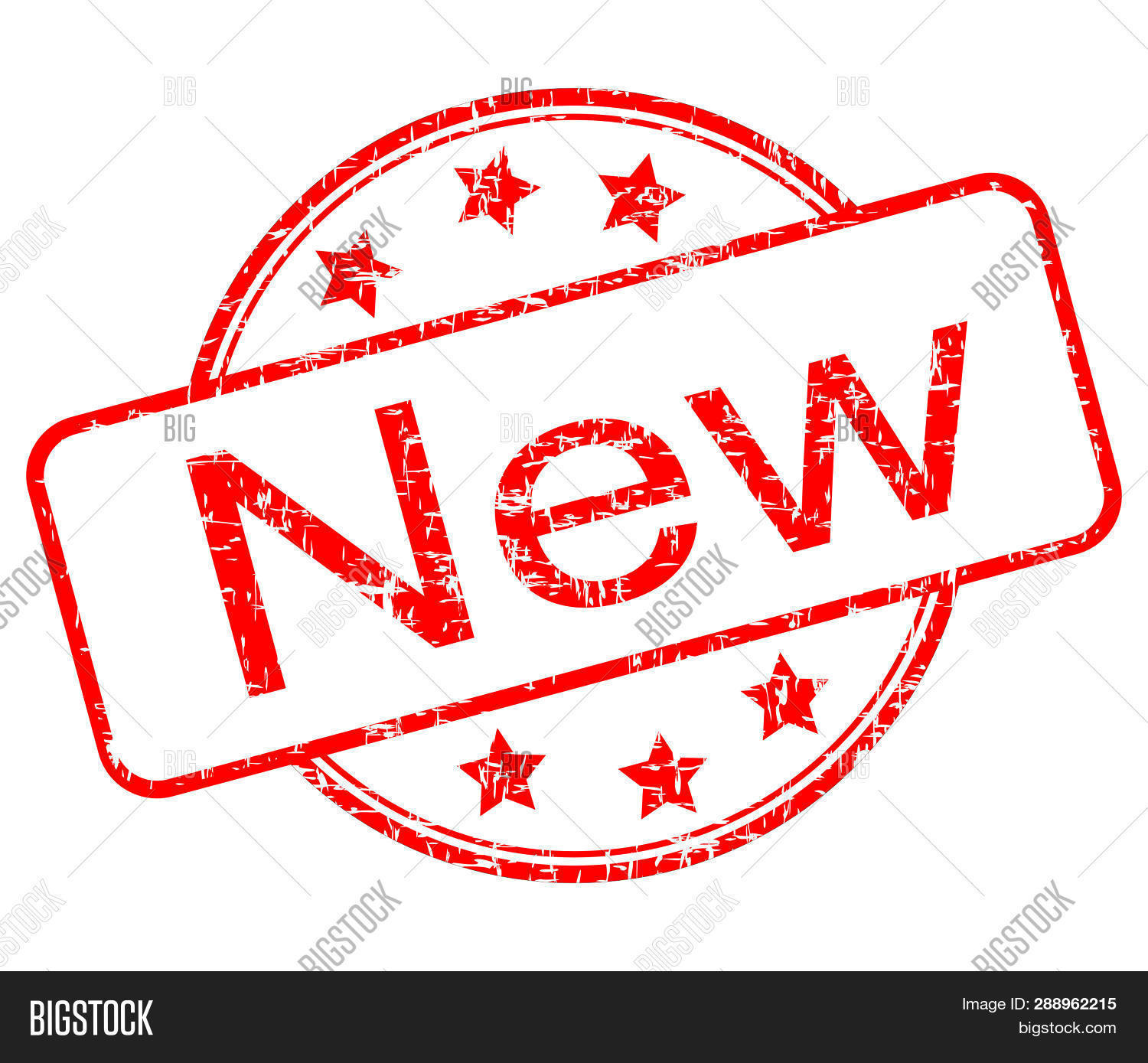 Red New Rubber Stamp Image & Photo (Free Trial) | Bigstock
