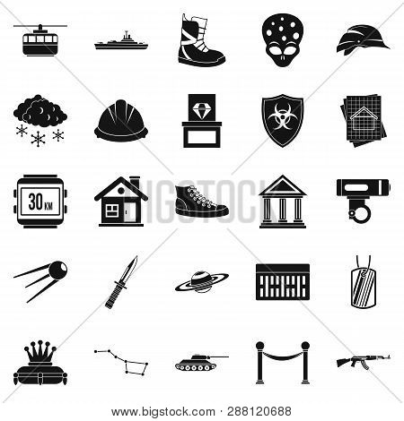 Slam Icons Set. Simple Image & Photo (Free Trial) | Bigstock