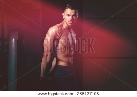 Muscular Man Flexing Image & Photo (Free Trial) | Bigstock