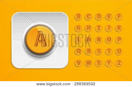 Alphabet Pills. Vector & Photo (Free Trial) | Bigstock