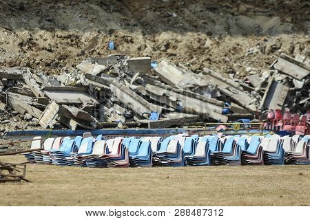 Piles Plastic Seats, Image & Photo (Free Trial) | Bigstock