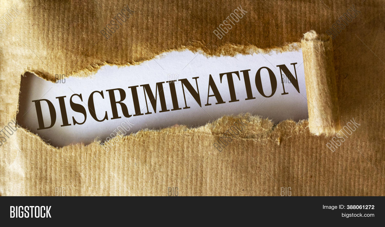 Discrimination Written Image & Photo (Free Trial) | Bigstock