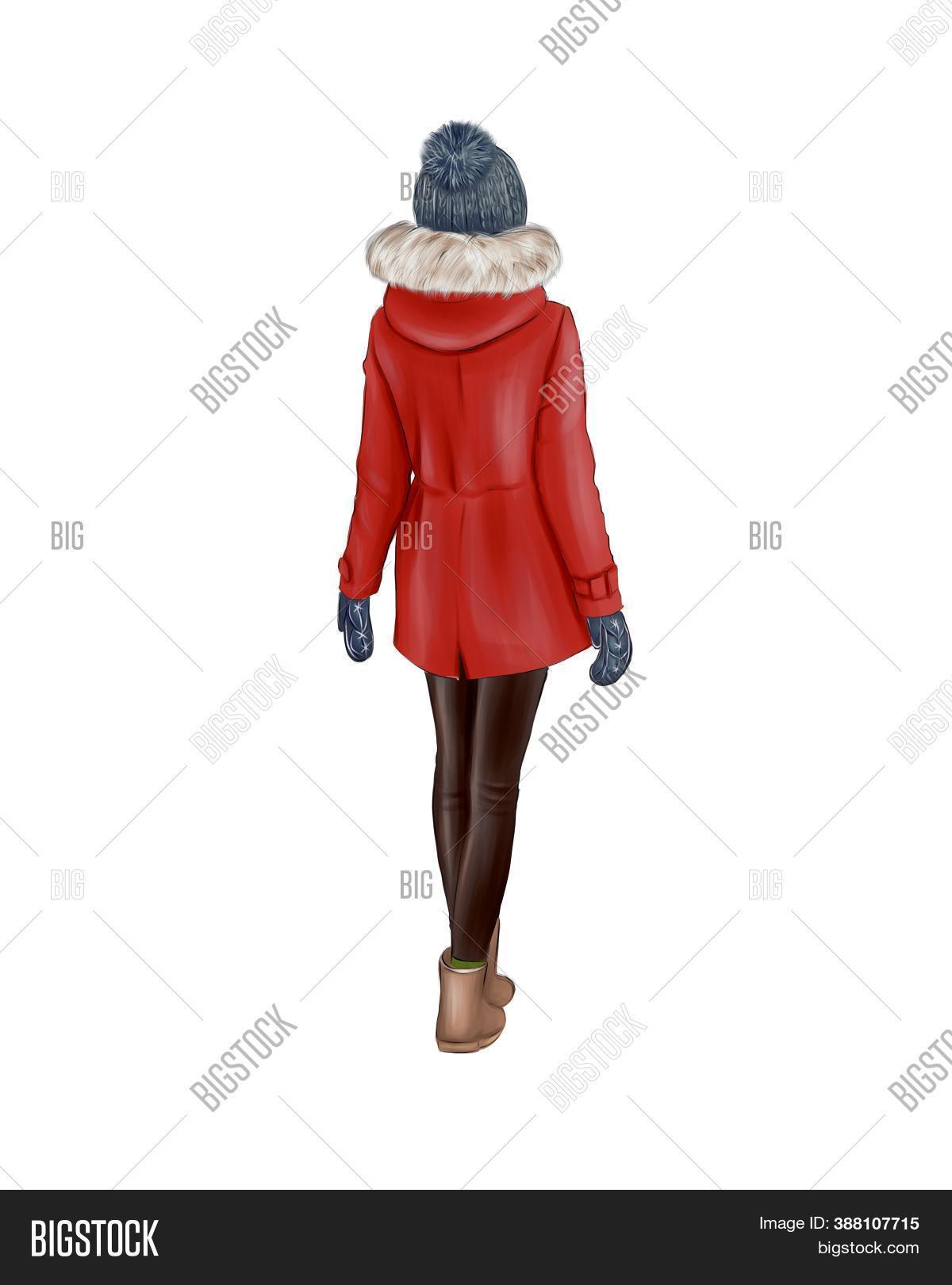 Girl Red Winter Image & Photo (Free Trial) | Bigstock