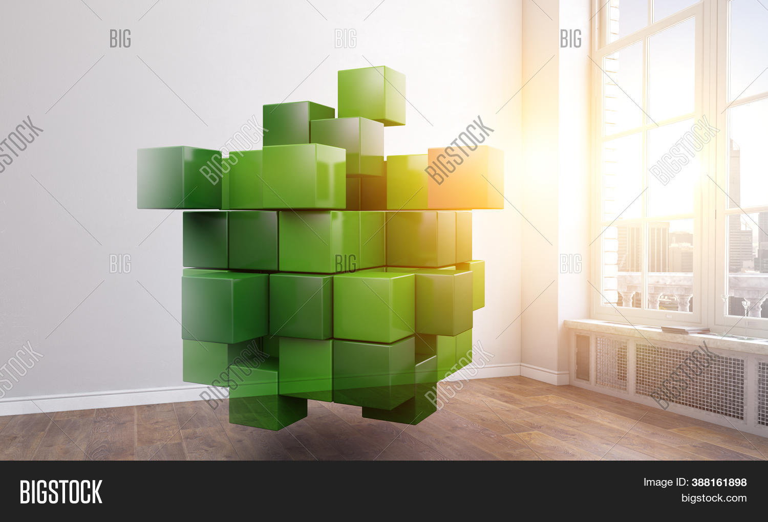 Floating Cubes. Image & Photo (Free Trial) | Bigstock