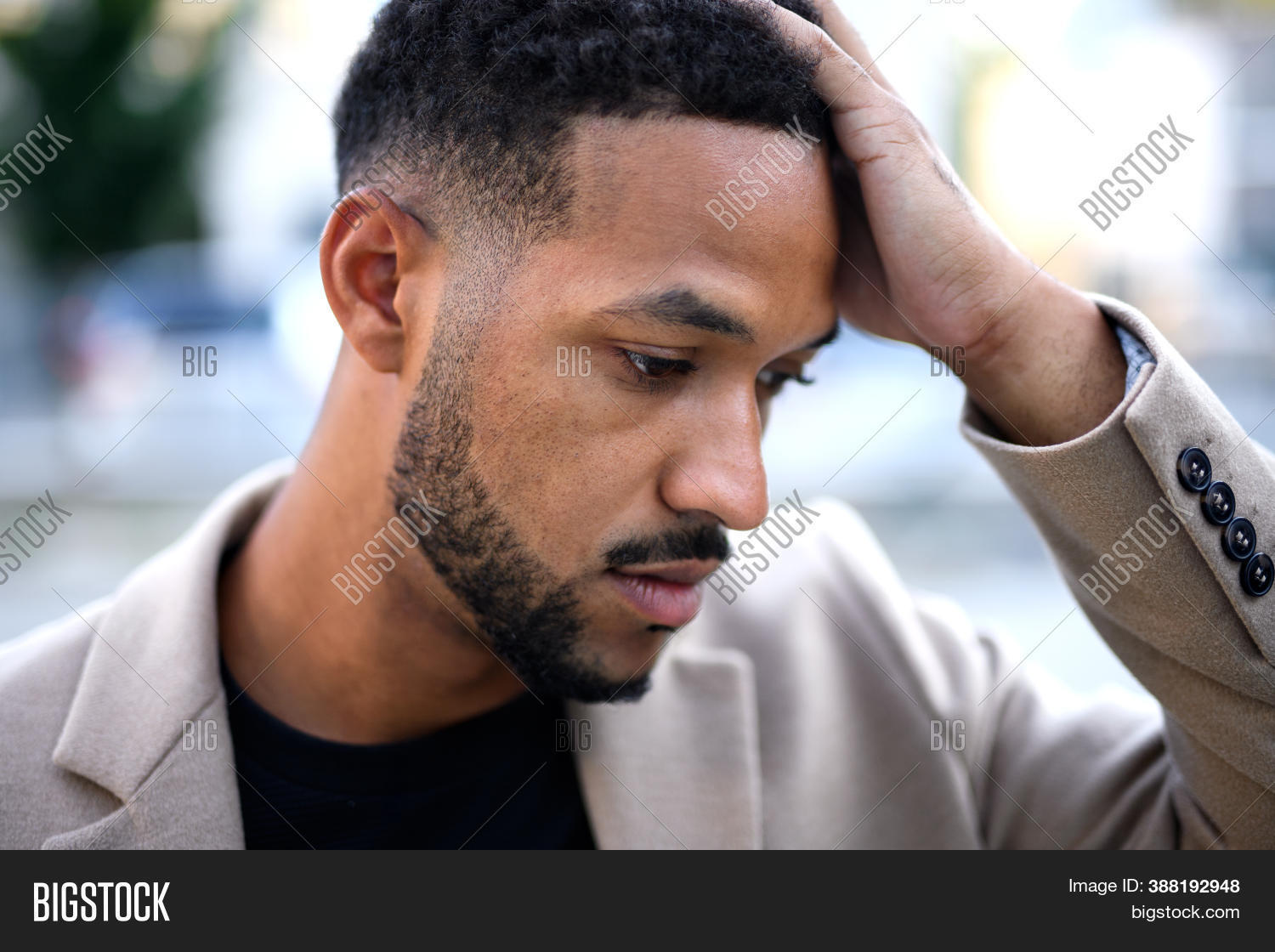 Portrait Sad African- Image & Photo (Free Trial) | Bigstock