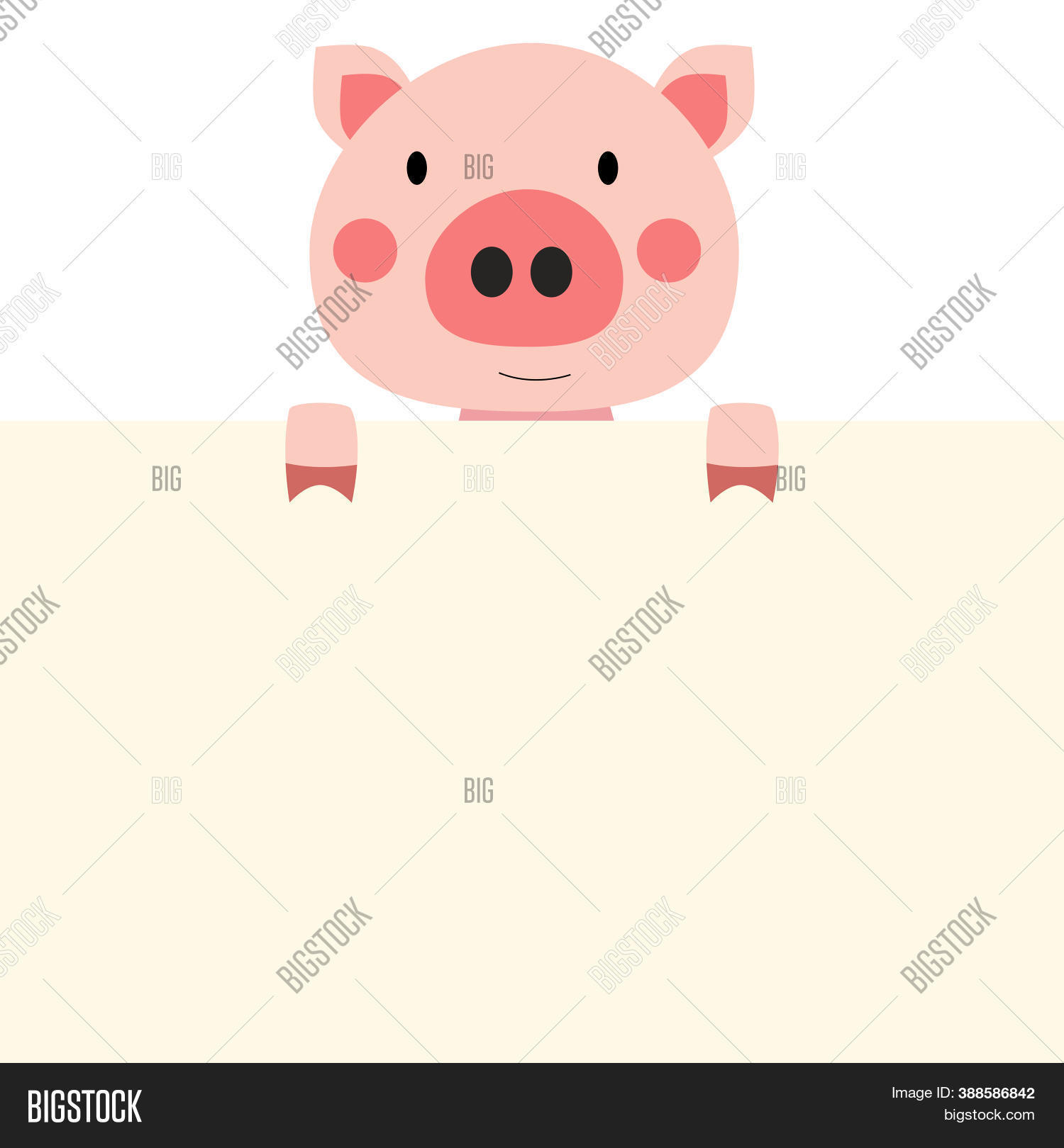 Cute Animal Pig Empty Image & Photo (Free Trial) | Bigstock