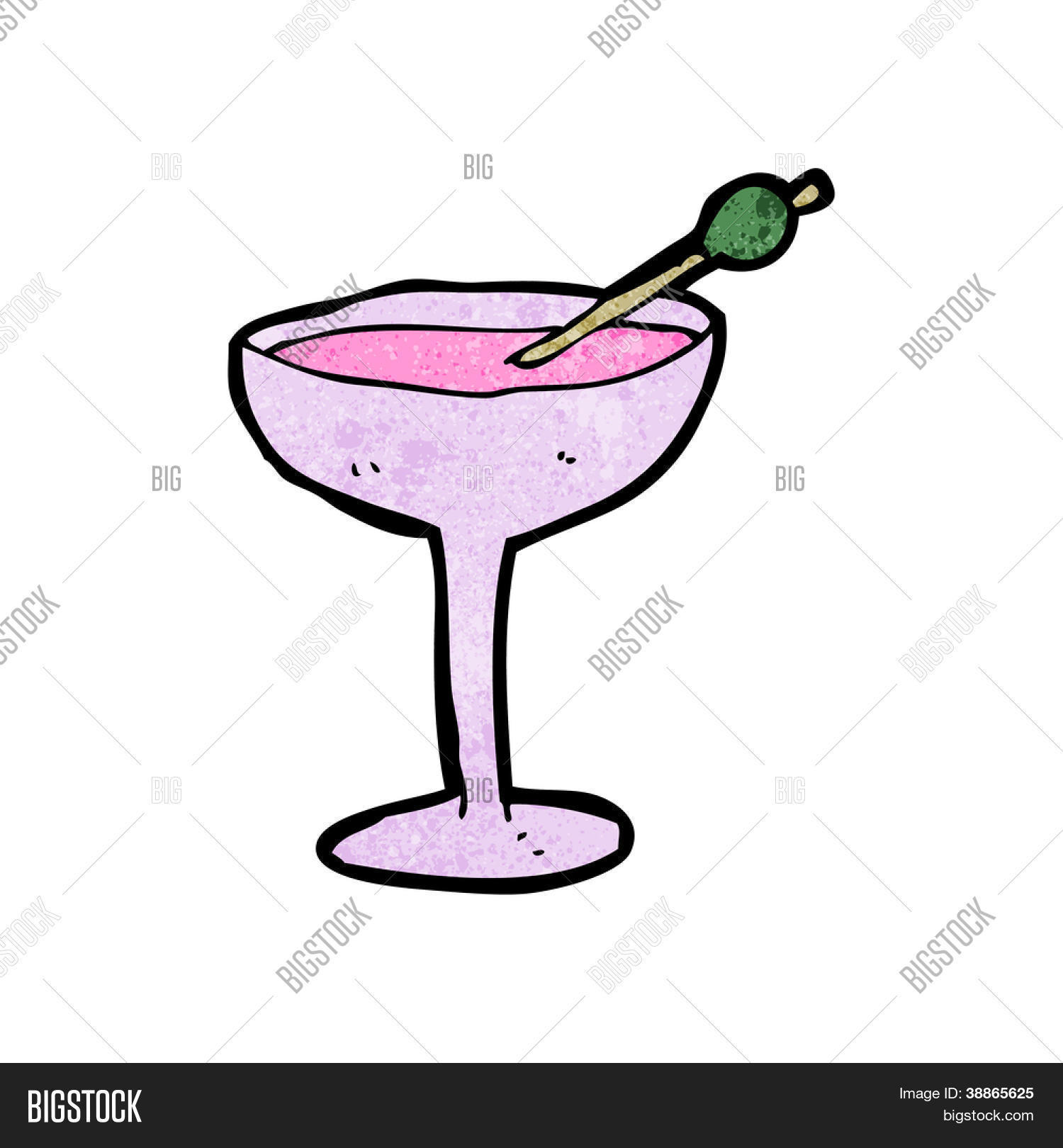 Cartoon Cocktail Vector & Photo (Free Trial) | Bigstock