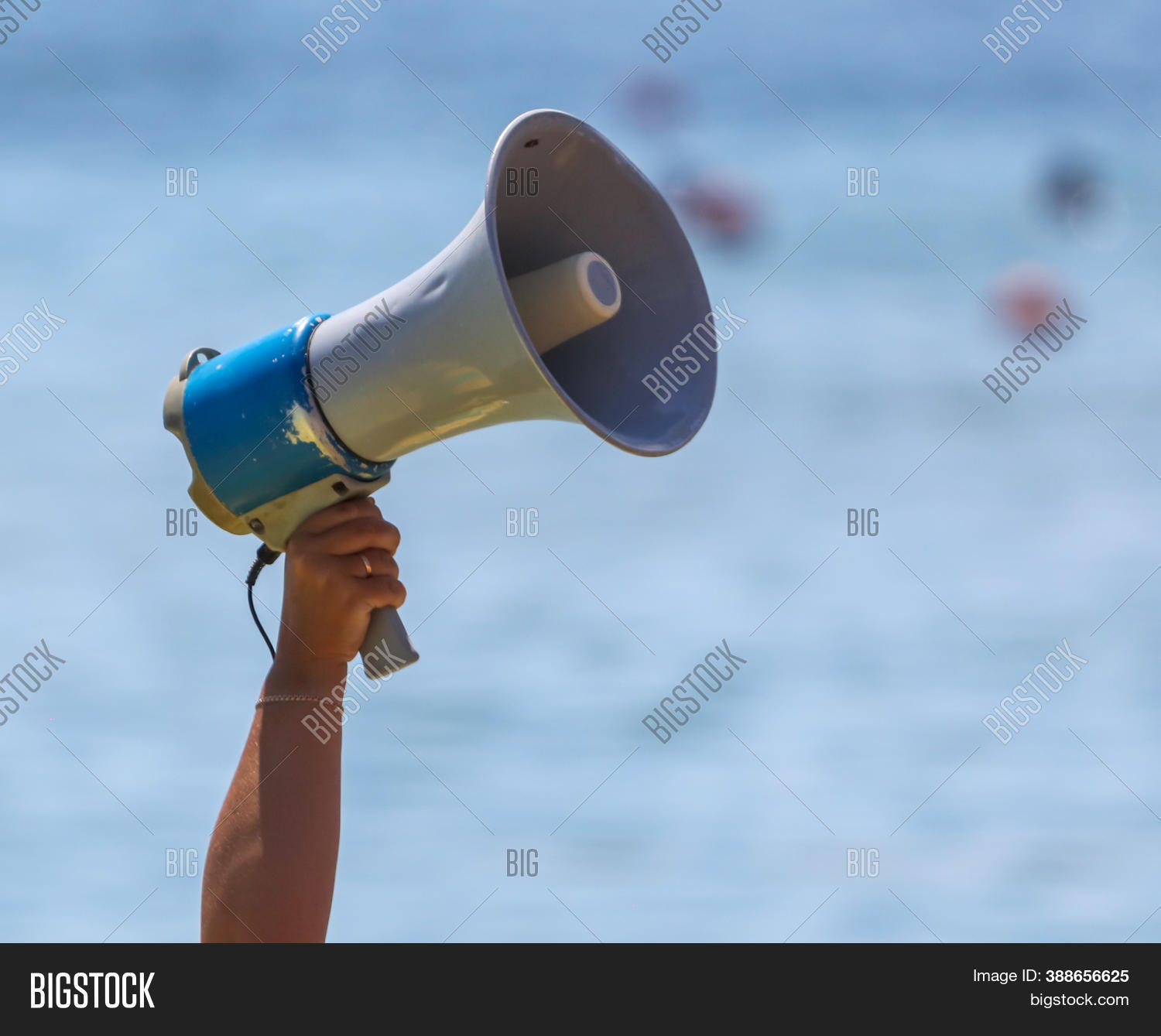 Bullhorn Hand Man Image & Photo (Free Trial) | Bigstock
