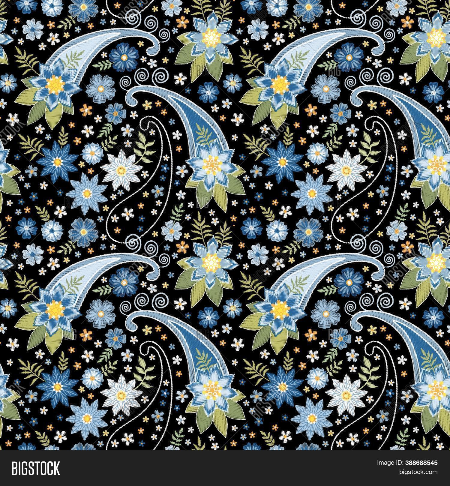 Embroidery Seamless Image & Photo (Free Trial) | Bigstock