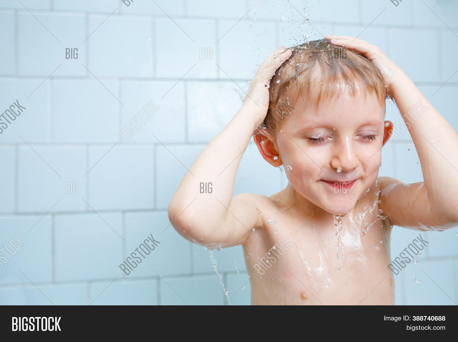 Little Boy Washes Image & Photo (Free Trial) | Bigstock
