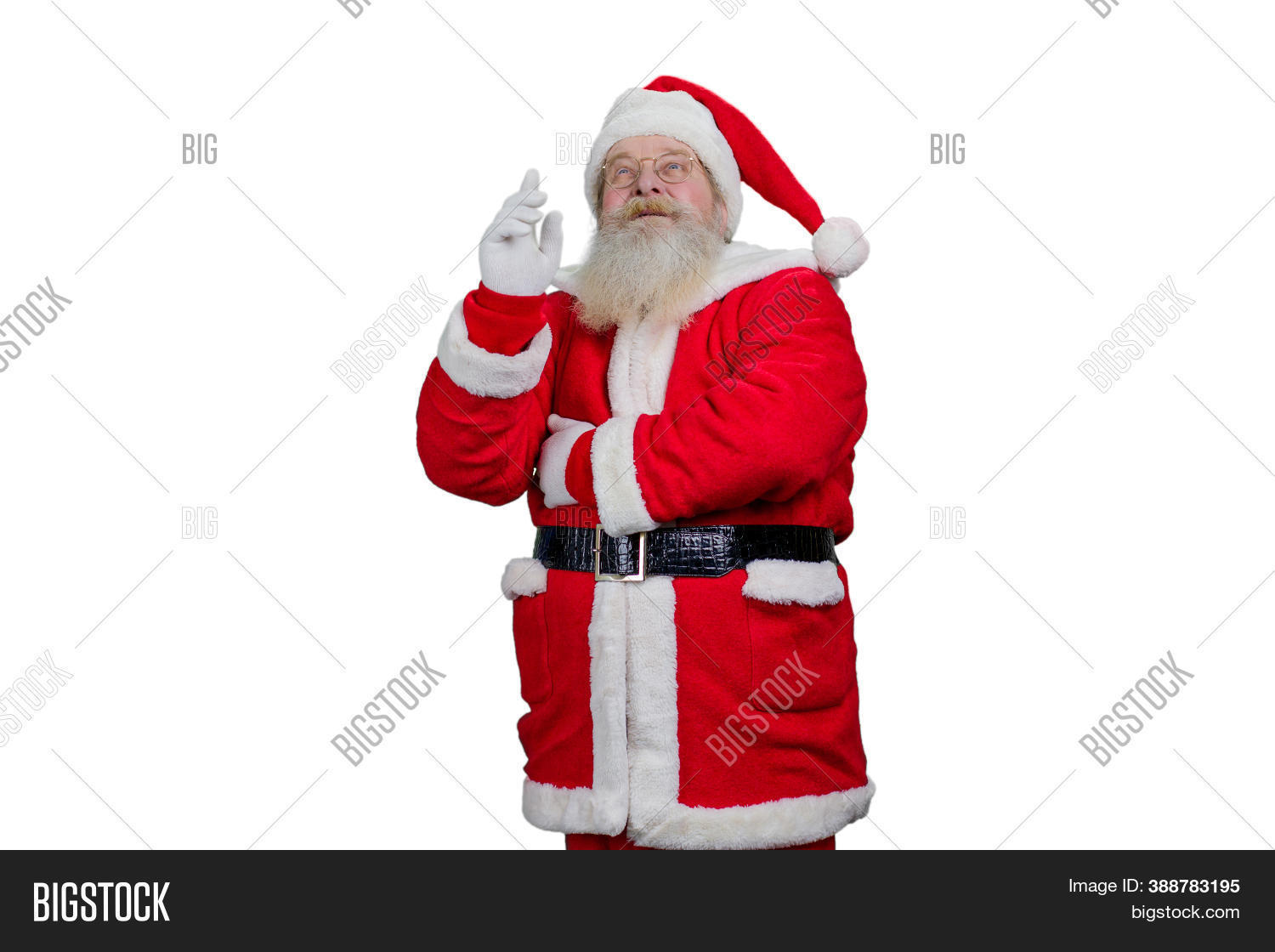 Santa Claus Pointing Image & Photo (Free Trial) | Bigstock