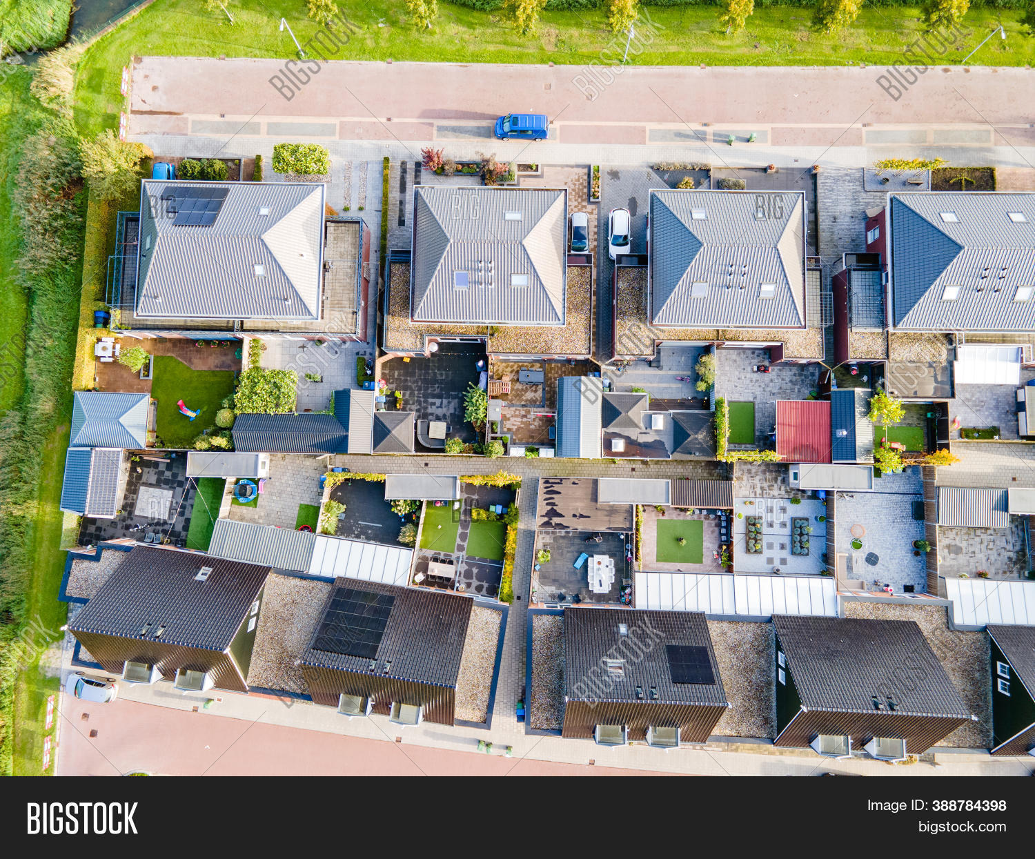 Top View House Village Image & Photo (Free Trial) | Bigstock