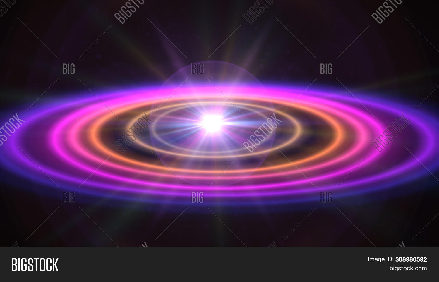 Abstract Atom Color Image & Photo (Free Trial) | Bigstock