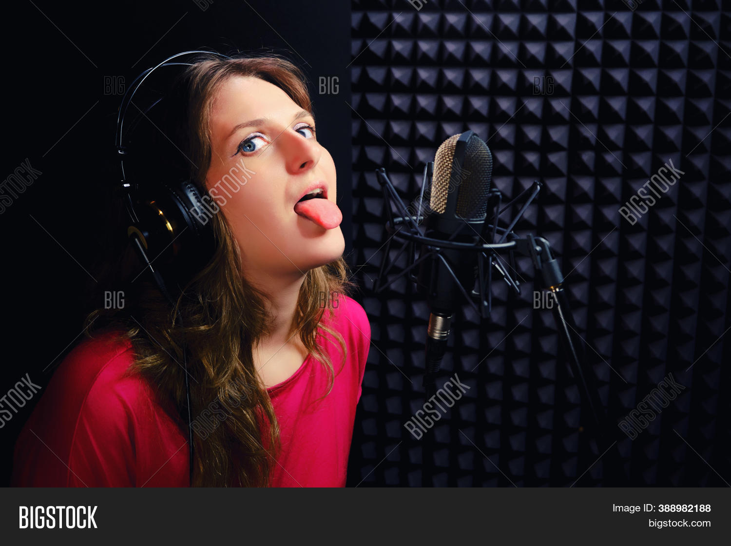 Young Woman Shows Her Image & Photo (Free Trial) | Bigstock