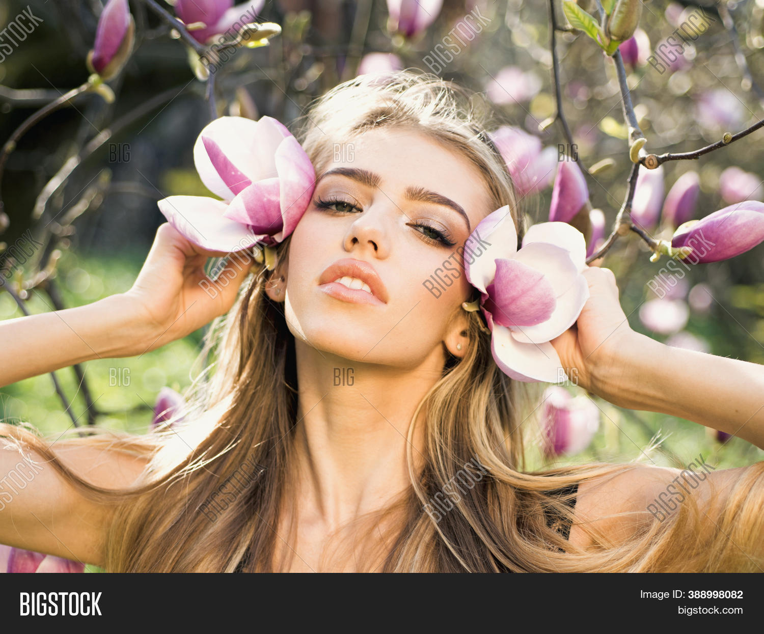Spring Girl Blooming Image & Photo (Free Trial) | Bigstock