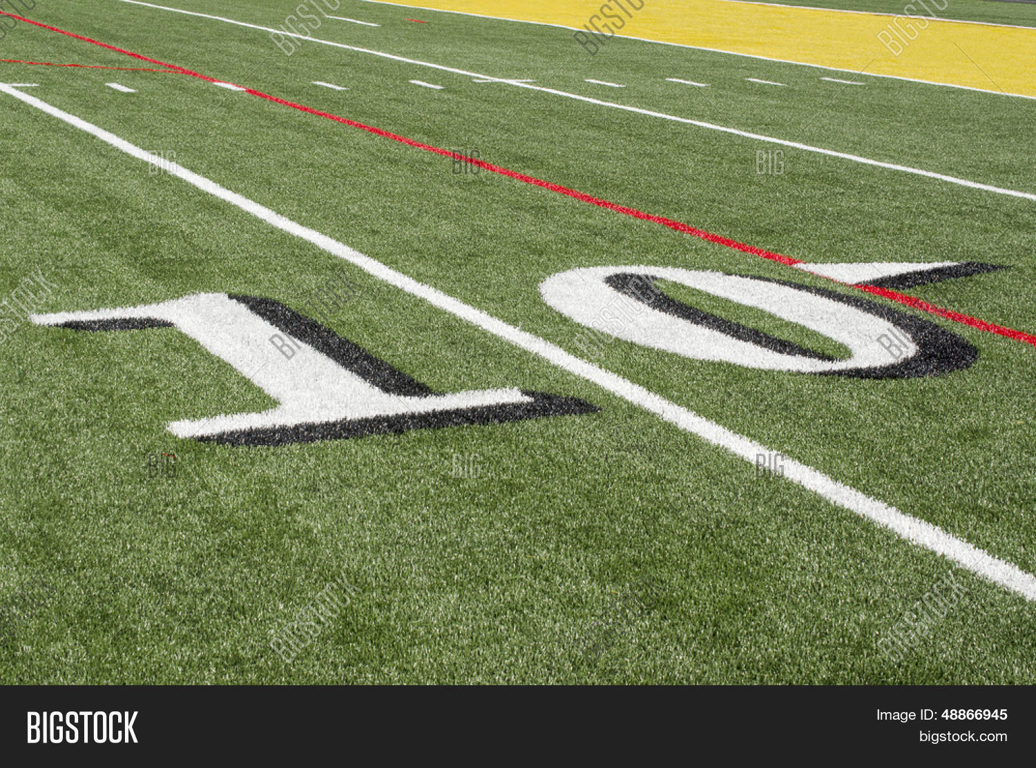 10 Yard Line On Image & Photo (Free Trial) | Bigstock