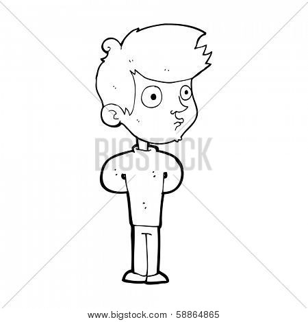 Cartoon Boy Staring Image & Photo (Free Trial) | Bigstock