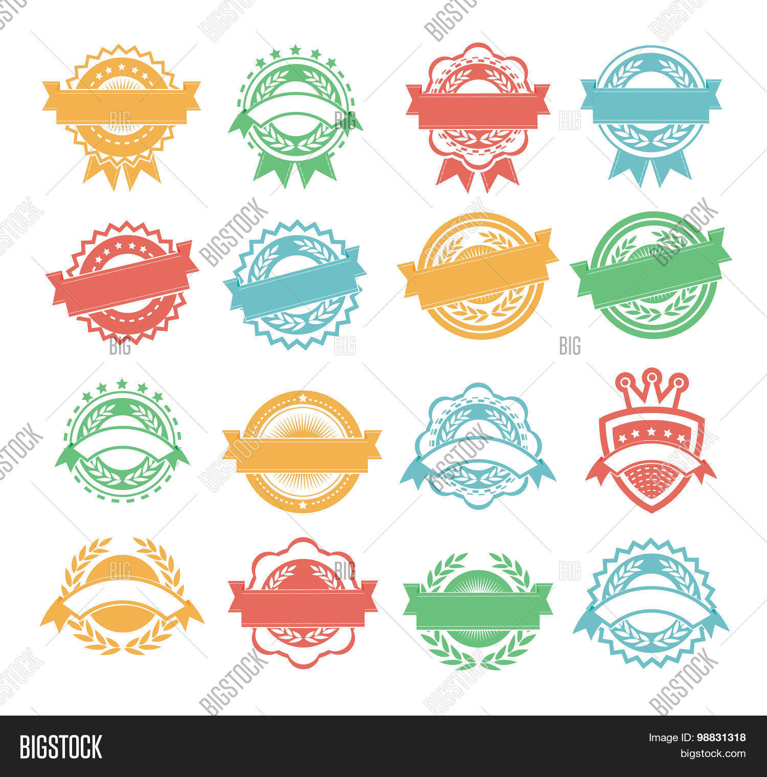 Label Template Set Vector & Photo (Free Trial) | Bigstock