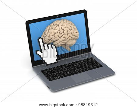 Human Brain On Screen Image & Photo (Free Trial) | Bigstock