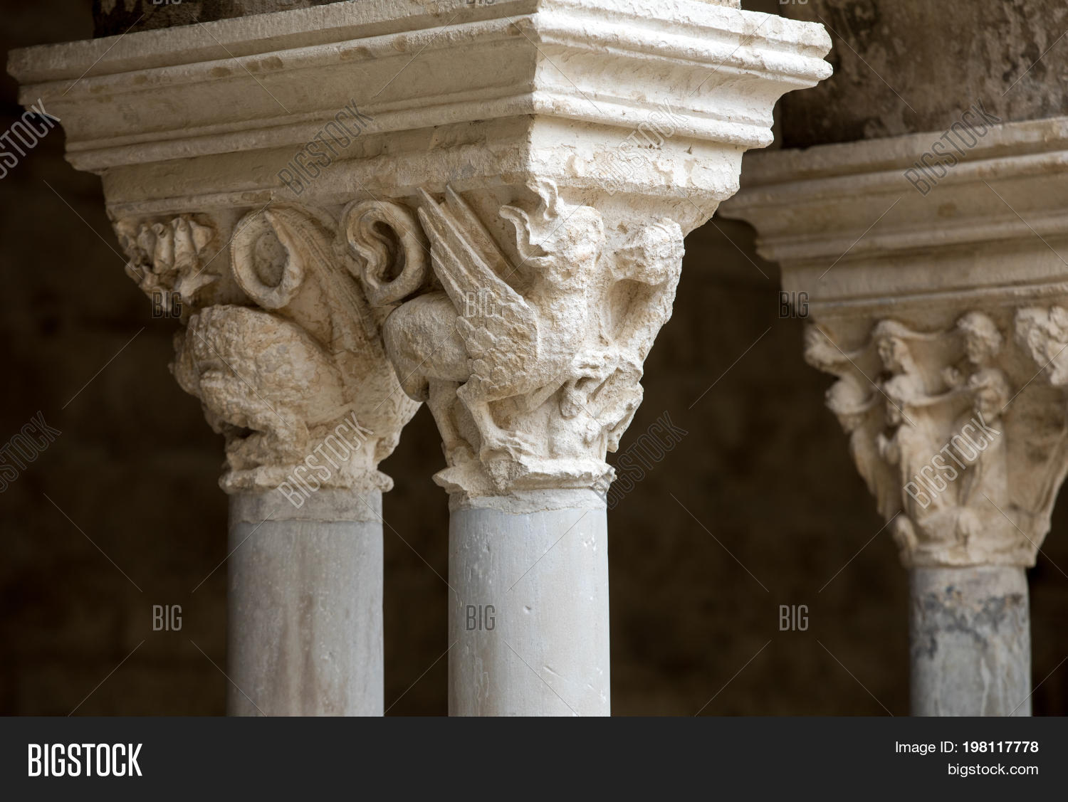 Romanesque Capitals Image & Photo (Free Trial) | Bigstock