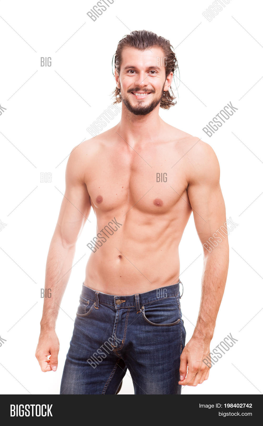 Smiling Shirtless Guy Image & Photo (Free Trial) | Bigstock