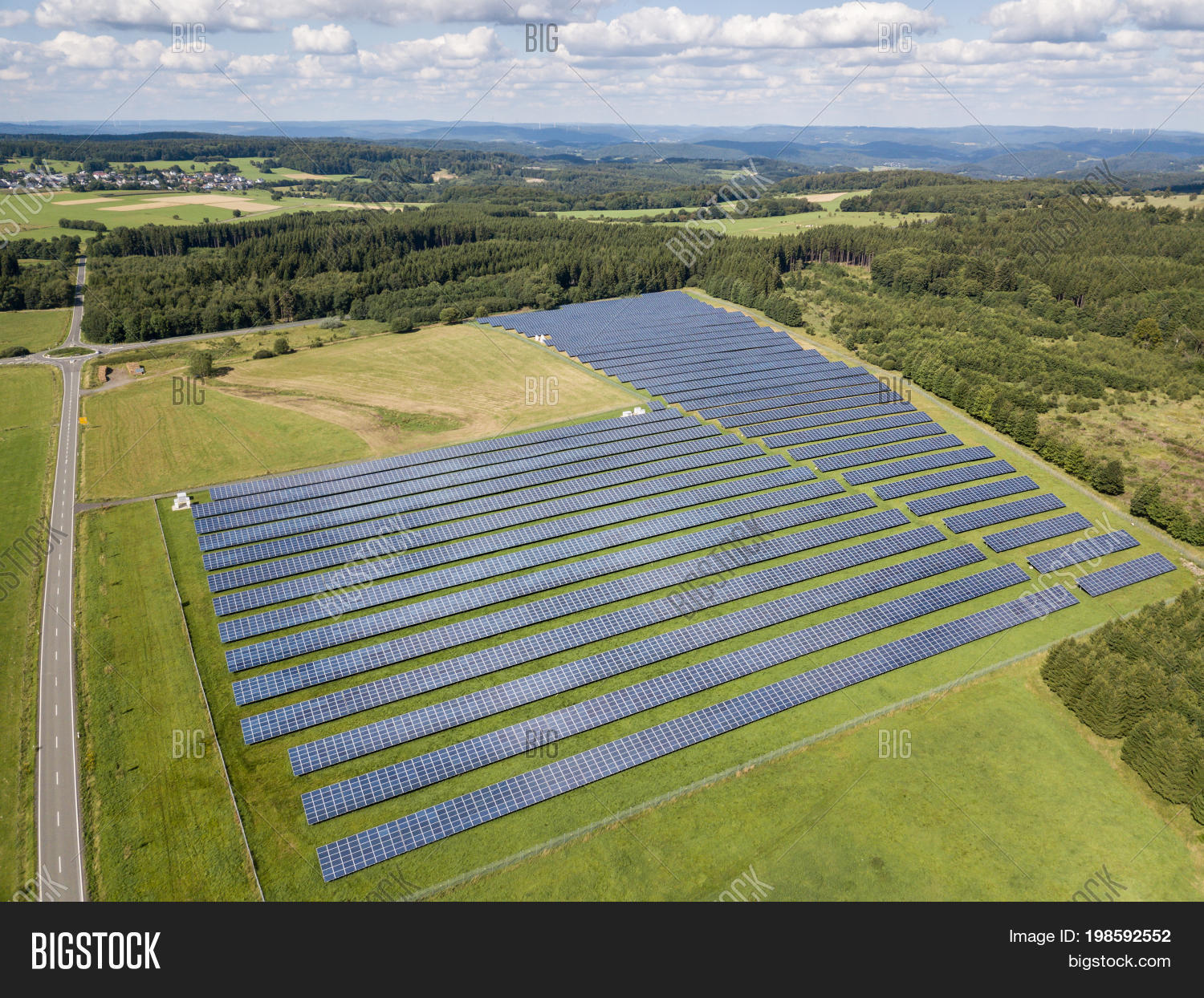 Solar Panel Farm Image & Photo (Free Trial) | Bigstock
