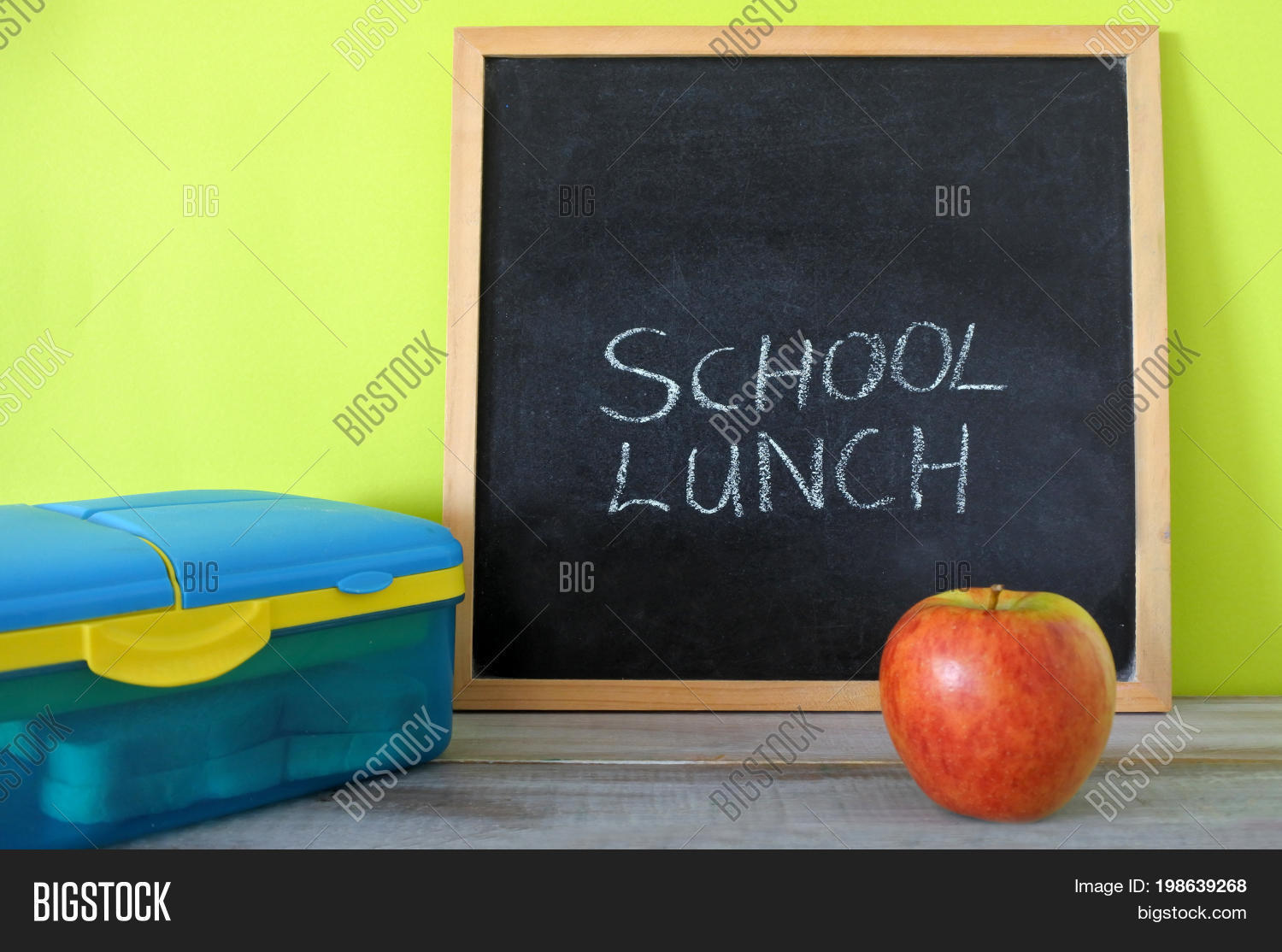 School Lunch Sign Image & Photo (Free Trial) | Bigstock