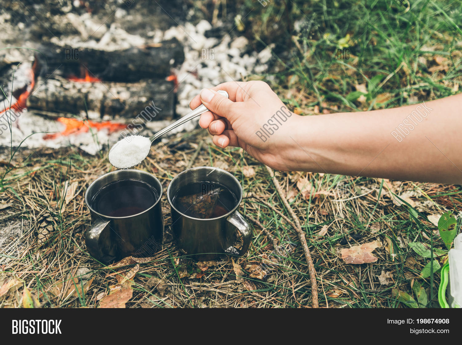 Camping, Hand Put Image & Photo (Free Trial) | Bigstock