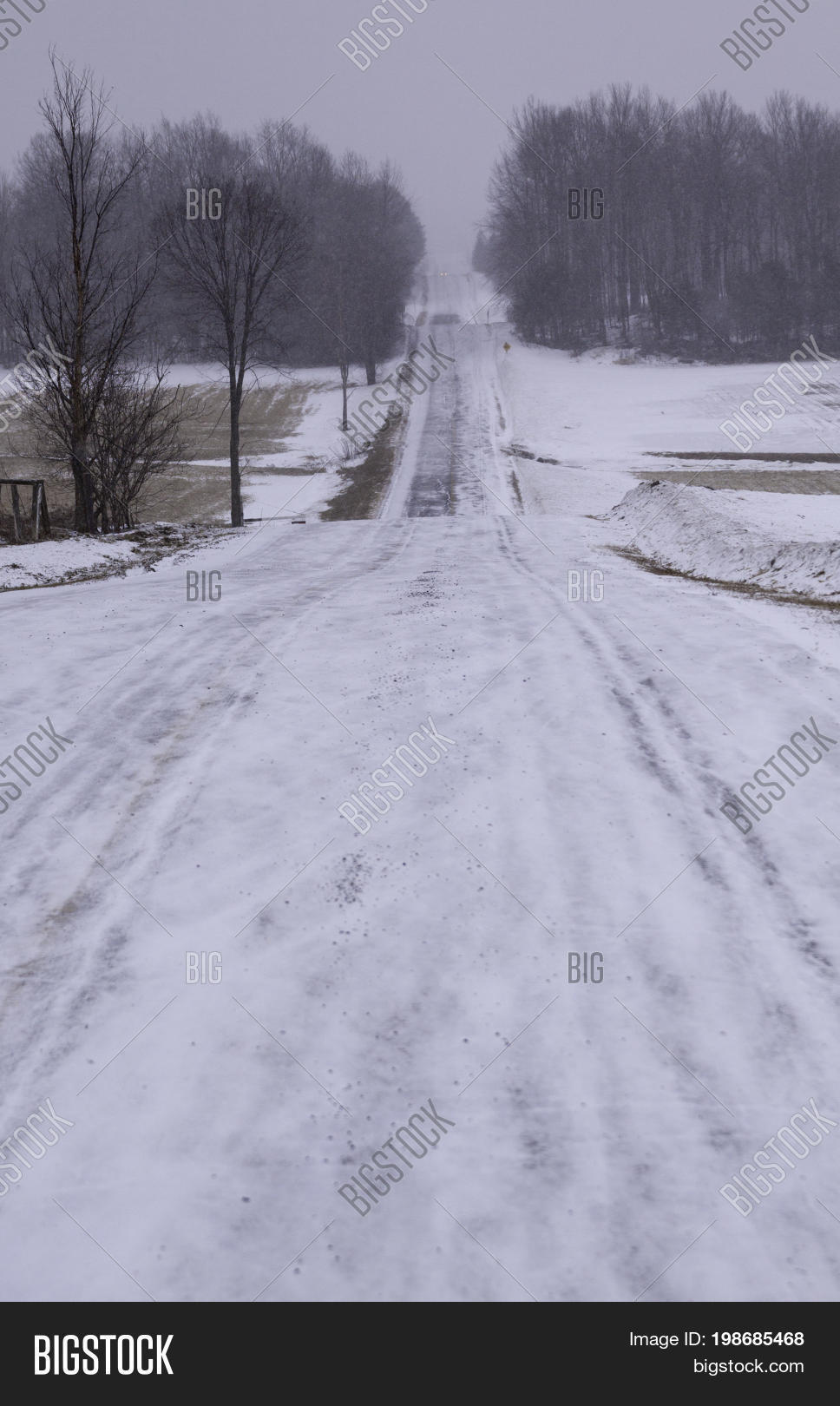 Vertical Long Snow Image & Photo (Free Trial) | Bigstock