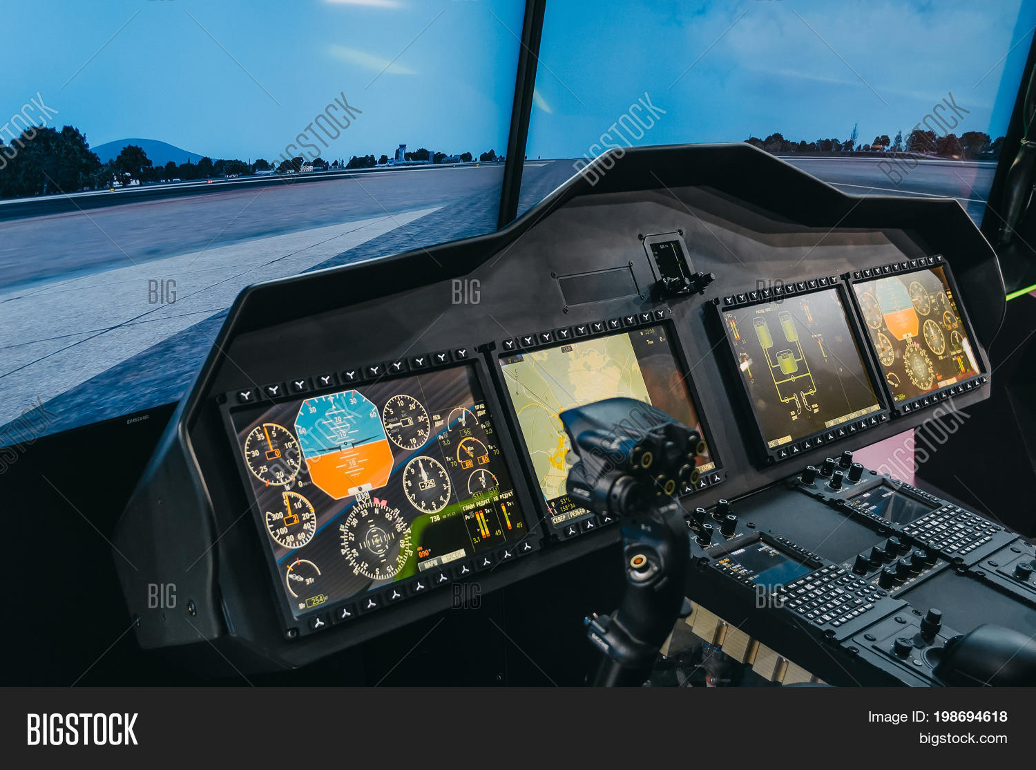 Helicopter Pilot Cabin Image & Photo (Free Trial) | Bigstock