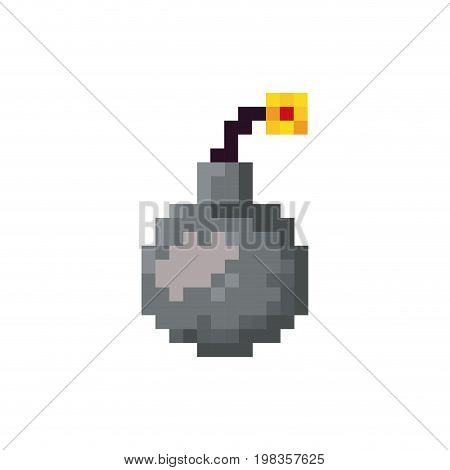 Color Pixelated Bomb Vector & Photo (Free Trial) | Bigstock