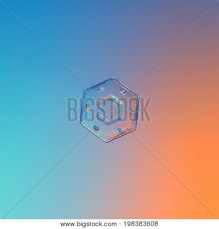 Real Snowflake Macro Image & Photo (Free Trial) | Bigstock