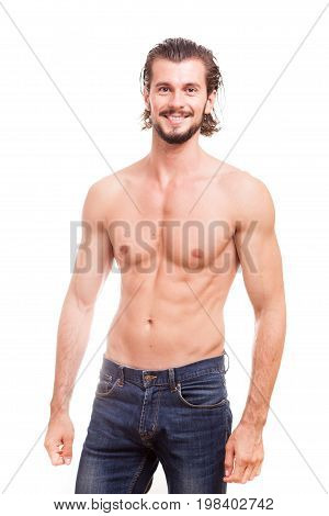 Smiling Shirtless Guy Image & Photo (Free Trial) | Bigstock